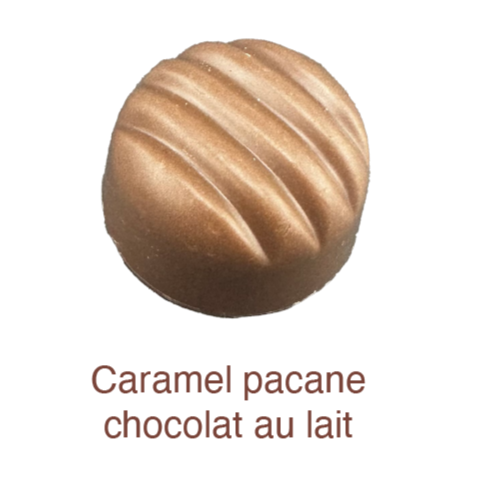 Bouchée au Caramel et Pacane – Choco Daisy